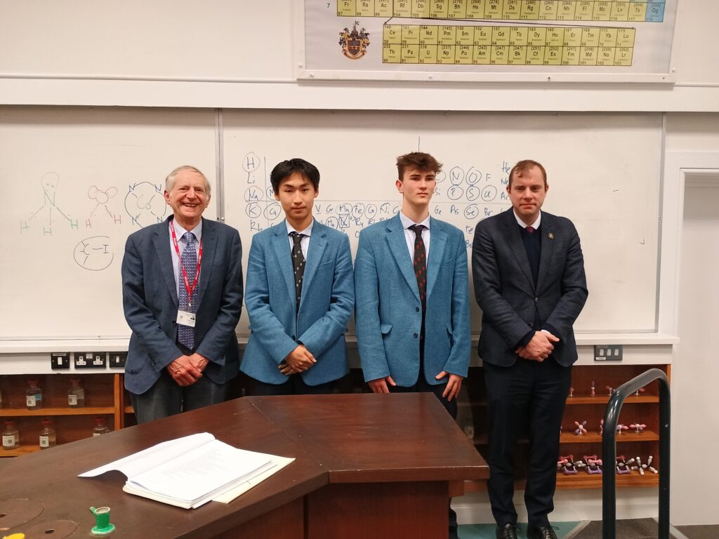 Rugby School Welcomes Professor Peter Sadler FRS for Lecture on Metals ...